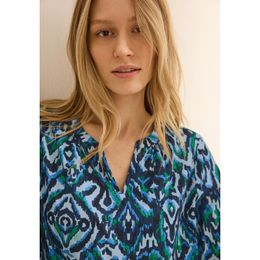 Cecil Klassische Bluse mit All-Over Print universal blue M (40) M (40) Bluse von Cecil
