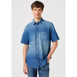 Wrangler Kurzarmhemd &raquo;KA 1 PKT SHIRT&laquo; MID STONE 3XL - N-Gr N-Gr 3XL Kurzarmhemd von Wrangler