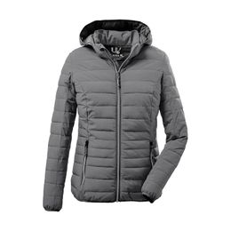 G.I.G.A. by Killtec G.I.G.A. DX BY KILLTEC Steppjacke »Uyaka« Leichte, wasserabweisende Damenjacke mit abzippbarer Kapuze grau 38 38 Damen Funktionsjacke mit...