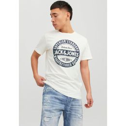 Jack & Jones JACK & JONES Rundhalsshirt &raquo;JJEJEANS TEE SS O-NECK NOOS 23/24&laquo; Cloud Dancer XS XS Kurzarm-Design ideal f&uuml;r sommerliche Tage und vielseitige...