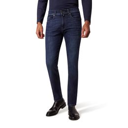 Pierre Cardin 5-Pocket-Jeans »PC-Lyon« aus Baumwolldenim-Mix mit Stretch dark blue used mustache 31 - Länge 32 Länge 32 31 Jeans von Pierre Cardin