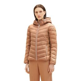 Tom Tailor Steppjacke mit Kapuze mit Kapuze und seidig glänzendem Look blush XS (34) XS (34) Edle Steppjacke von Tom Tailor FM