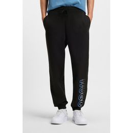 HUGO BLUE Sweathose »Nogtro« elastischer Bund, regular fit, Saumbündchen, Logodruck Black001 L - N-Gr N-Gr L Sweathose von Hugo Blue Menswear