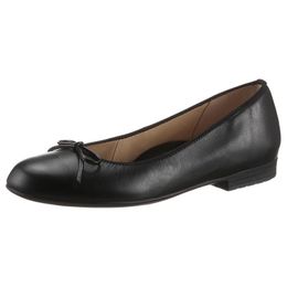 Ara Ballerina »SARDINIA« Loafer, Festtagsschuh, Business Schuh mit Schleife schwarz 4 (37) 4 (37) Klassischer Ballerina zum Schlupfen