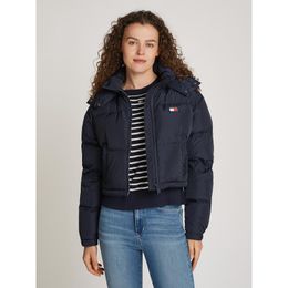 Tommy Jeans Steppjacke &raquo;TJW CRP ALASKA PUFFER&laquo; mit Kapuze mit Logostickereien dark night navy L (40) L (40) Pufferjacke von Tommy Jeans