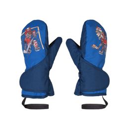 Ziener Fäustlinge »LEMMI-Z glove mini« estate blue 4 schöner Skifäustling mit lustigen Motiven für Kleinkinder