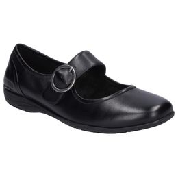 Josef Seibel Riemchenballerina »Fenja 18« Spangenschuh, Festtagsschuh, Komfortschuh mit modischer Schnalle schwarz 39 39 Eleganter Ballerina für...