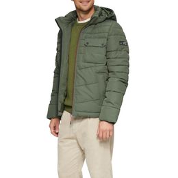 s.Oliver Steppjacke mit Kapuze mit Kapuze dark khaki L L Winterjacke für Herren von s.Oliver