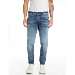Replay Slim-fit-Jeans »ANBASS« mit Washed-Optik MEDIUM BLUE 34 - Länge 36 Länge 36 34 5-Pocket-Jeans von Replay