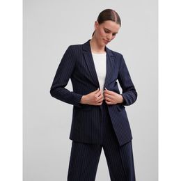 Pieces Longblazer &raquo;PCBOZZY LS LOOSE STRIPED BLAZER NOOS BC&laquo; Sky Captain AOP:PINSTRIPE L L Modischer Blazer von Pieces