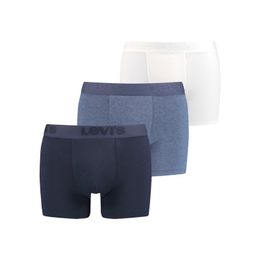 Levi's LEVI'S Boxershorts »LEVIS MEN PREMIUM BOXER BRIEF 3P« 3er Pack, mit breitem Logobund blue combo L L Elastikbund mit angenehmem Tragegefühl