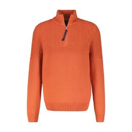 Lerros Troyer mit Cable-Strickmuster spicy orange XL XL Troyer von Lerros