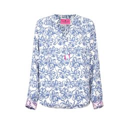 LIEBLINGSSTÜCK LIEBLINGSSTÜCK Schlupfbluse »RukaniL« mit Blumenprint jeans 48 48 Bluse mit allover Blumendruck von Lieblingsstück
