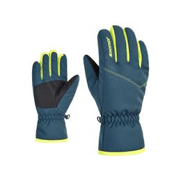 Ziener Skihandschuhe &raquo;ZI - 1785&laquo; hale navy.lime green XL schlichter Skihandschuh mit windabweisendem Au&szlig;enmaterial