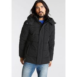ALPENBLITZ Steppjacke »"Svendborg"« mit Kapuze für den Übergang, aus leichtem Webmaterial, wasserabweisend schwarz XL (56/58) XL (56/58) Steppjacke...