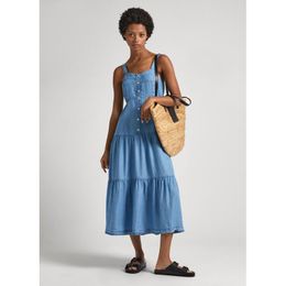 Pepe Jeans Sommerkleid »EDITH« in Jeansoptik, aus sommerlicher Qualität night blue S - N-Gr N-Gr S Kleid von Pepe Jeans