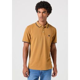 Wrangler Poloshirt »POLO SHIRT« mit Logostickerei auf der Brust dijon 3XL 3XL Kurzarmshirt von Wrangler