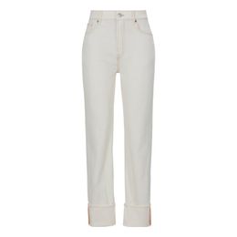 BOSS Orange Weite Jeans »Ada High Rise Slim Premium Damenmode« Natural 101 32 - N-Gr N-Gr 32 Jeans von BOSS Orange Womenswear