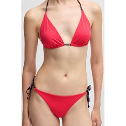 HUGO UNDERWEAR Bikini-Hose »PURE_SIDE TIE«, mit kontrastfarbenen Einsätzen Light/Pastel Red 632 XS - N-Gr N-Gr XS Bikinihose von HUGO Womenswear