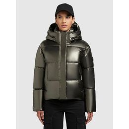 Khujo Steppjacke »DEVINA SHINY« mit Kapuze braun M (38) M (38) Mit der glänzenden Khujo Jacke DEVINA SHINY setzt du ein modisches Statement, das...