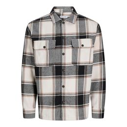 Jack & Jones PlusSize Jack & Jones Plussize Damen Jack & Jones PlusSize Langarmhemd &raquo;JJECHARGE OVERSHIRT LS SN PLS&laquo; beige 6XL, N-Gr