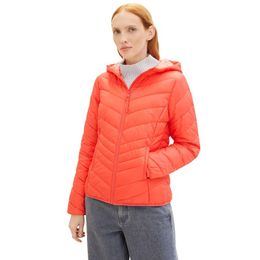 Tom Tailor Denim Steppjacke mit Kapuze mit Kapuze plain red XS (32) XS (32) Lightweight-Jacke von Tom Tailor
