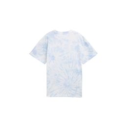 Tom Tailor T-Shirt im Batik-Look light blue 128 128 T-Shirt von Tom Tailor