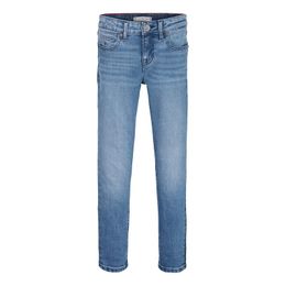 Tommy Hilfiger Skinny-fit-Jeans &raquo;NORA SKINNY DKBLUE JEANS&laquo; in blauer Waschung, mit Logo-Badge Mediumbluestr 5 (110) - N-Gr N-Gr 5 (110) Jeans von...