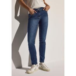 Cecil Slim-fit-Jeans »Style Toronto« im Five-Pocket Style mid blue wash 36 - Länge 28 Länge 28 36 Jeans von Cecil