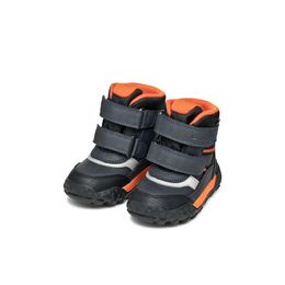 Geox Winterboots »B TREKKYUP BOY B ABX« Winterstiefel mit Warmfutter, Größenschablone zum Download navy-orange 22 22 Robuster Geox Klettboots für...