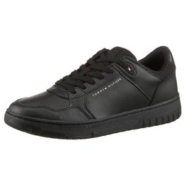 Tommy Hilfiger Sneaker »TH BASKET CORE LITE LTH MIX«, Freizeitschuh, Halbschuh, Schnürschuh mit Logoschriftzug schwarz 42 42 Cooler Street-Basket...