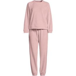 LANDS' END Lounge-Set aus Samt, Damen,  Pink, Polyester/Polyester-Mischung, by Lands' End
