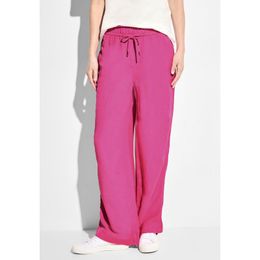 Cecil Leinenhose »Style Neele« Sommerhose in Unifarbe bloomy pink XS (36) - Länge 30 Länge 30 XS (36) Leichte Sommerhose von Cecil