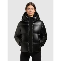 Khujo Steppjacke »DEVINA SHINY« mit Kapuze schwarz L (40) L (40) Mit der glänzenden Khujo Jacke DEVINA SHINY setzt du ein modisches Statement, das...