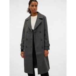 Véro Moda VERO MODA Trenchcoat »VMFORTUNEVEGA LONG TRENCHCOAT GA NOOS« Dark Grey Melange XXL XXL Mantel von Vero Moda