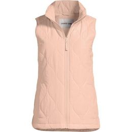 LANDS' END Isolierte Steppweste FeatherFree, Damen,  Pink, Polyester, by Lands' End