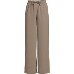 LANDS' END Flie&szlig;ende Webhose mit Elastikbund, Damen,  Braun, Polyester, by Lands' End