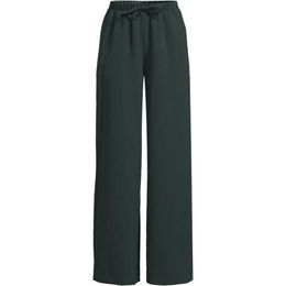LANDS' END Flie&szlig;ende Webhose mit Elastikbund, Damen,  Gr&uuml;n, Polyester, by Lands' End