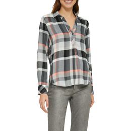 s.Oliver Langarmbluse mit Karo Muster asphalt check 40 40 Bluse von s.Oliver
