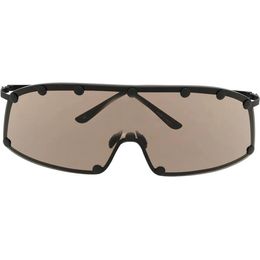 Rick Owens Sonnenbrillen - Sunglasses Shielding Black/brown - Gr. unisize - in Schwarz - f&uuml;r Damen