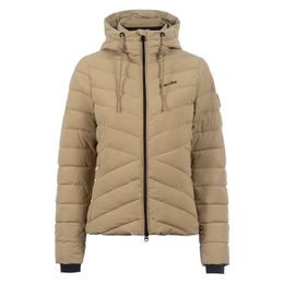 Cavallo Kurze Steppjacke CAVALRAVEN braun/gr&uuml;n Damen 44