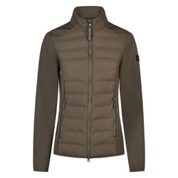 Pikeur Sports Hybridjacke mit Stehkragen deep khaki Damen 42