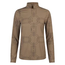 Pikeur Selection Funktionsshirt slate brown Damen 36