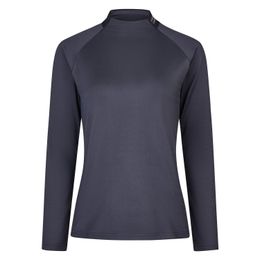 Pikeur Athleisure Funktions-Rollneck-Shirt graphite blue Damen 42