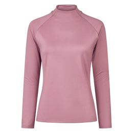Pikeur Athleisure Funktions-Rollneck-Shirt berry blush Damen 36