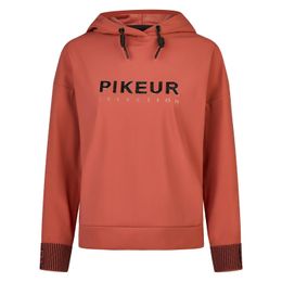 Pikeur Funktions-Sweater mit Kapuze rot Damen 34
