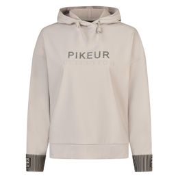 Pikeur Funktions-Sweater mit Kapuze pale grey Damen 32