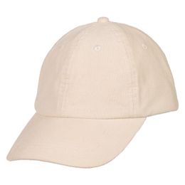 Cheval de Luxe Basecap aus Cord wei&szlig; Damen Einheitsgr&ouml;&szlig;e