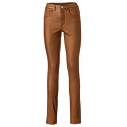 Heine Witt Damen Bauchweg-Hose integriertes Power-Mesh, cognac, Gr&ouml;&szlig;e 44