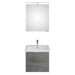 Steinkamp Living 2.0 / Villeroy & Boch Subway 3.0 Badmöbel Set 60 cm mit Spiegelschrank
